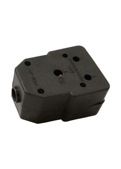 RUBBER DOUBLE JANUS COUPLER BLACK
